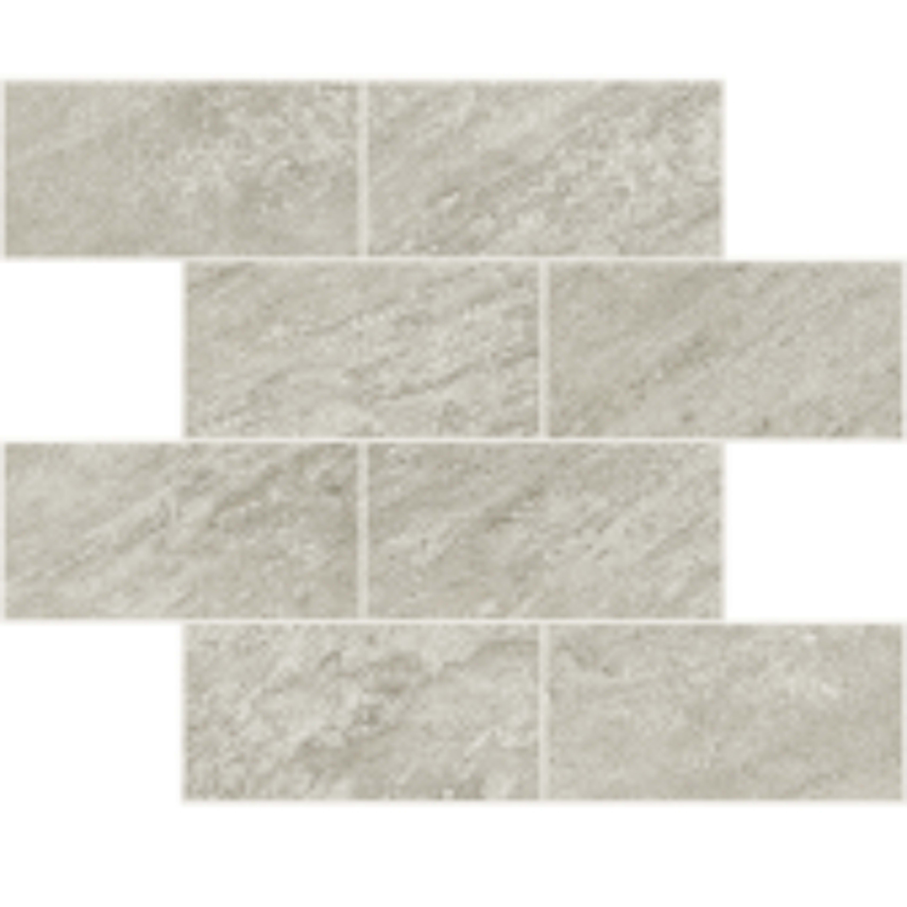 Element in Silver Brick Mosaic Tile – DesignCo