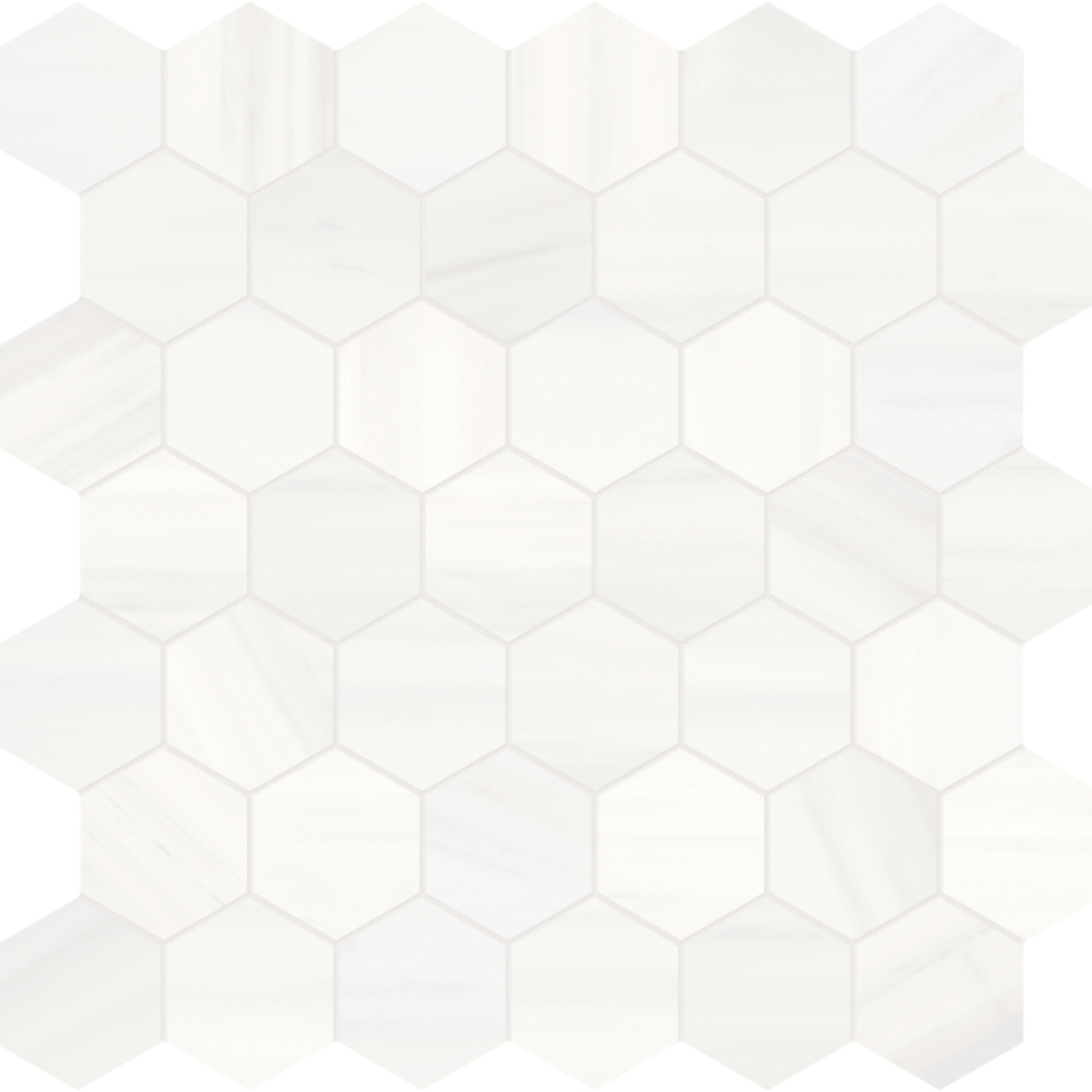 Cosmo Lumino in Hexagon Mosaic Honed Natural Stone – DesignCo