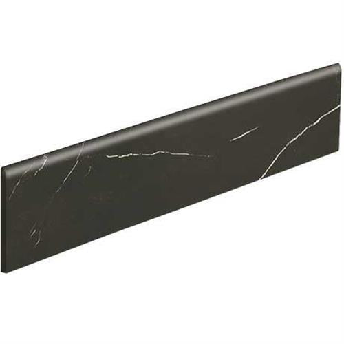Classentino Marble in Centurio Black Matte Bullnose - 3x24 Tile – DesignCo