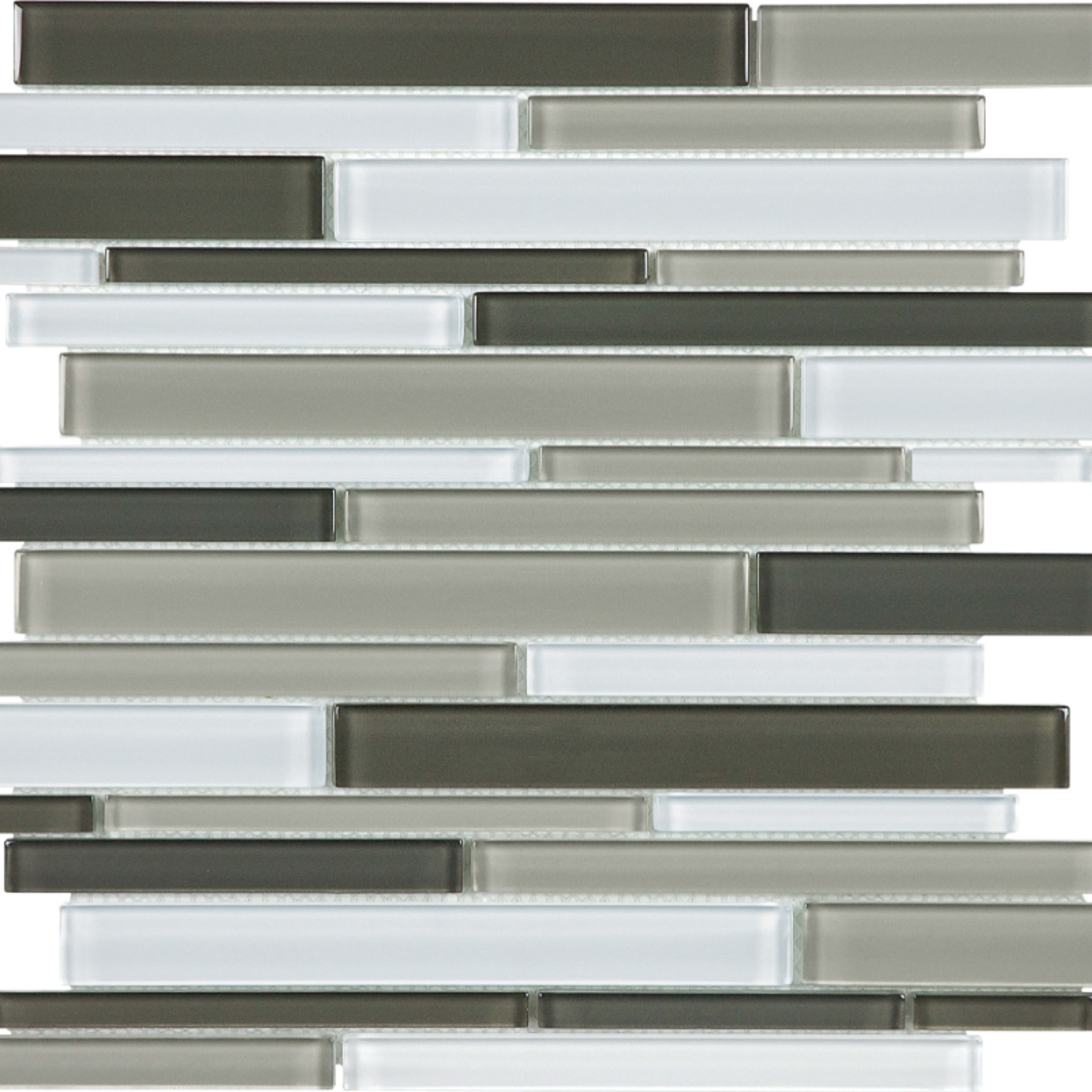Element in Mineral Blend Random Strip Glass Tile – DesignCo