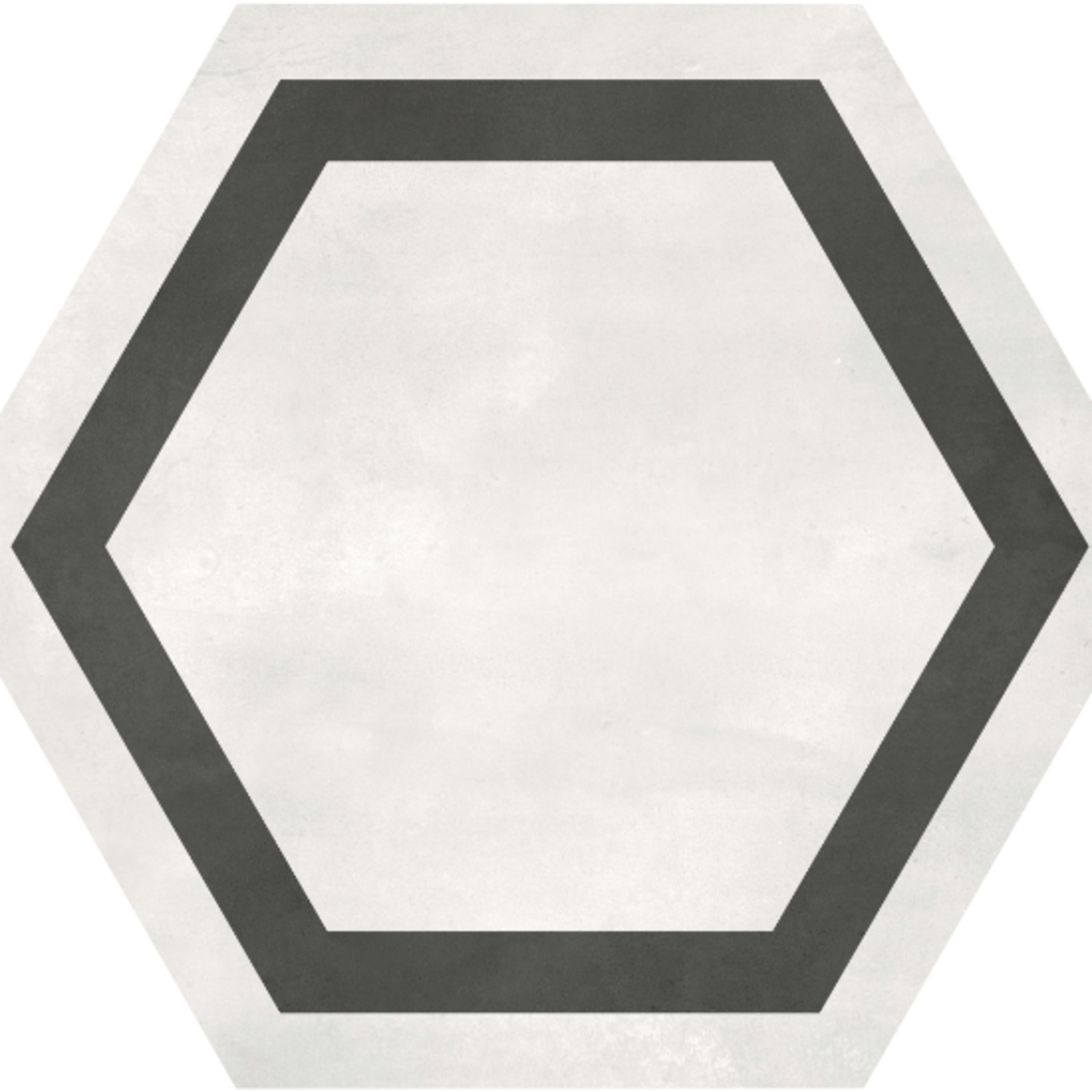 Form in Ivory Hex Frame Tile – DesignCo