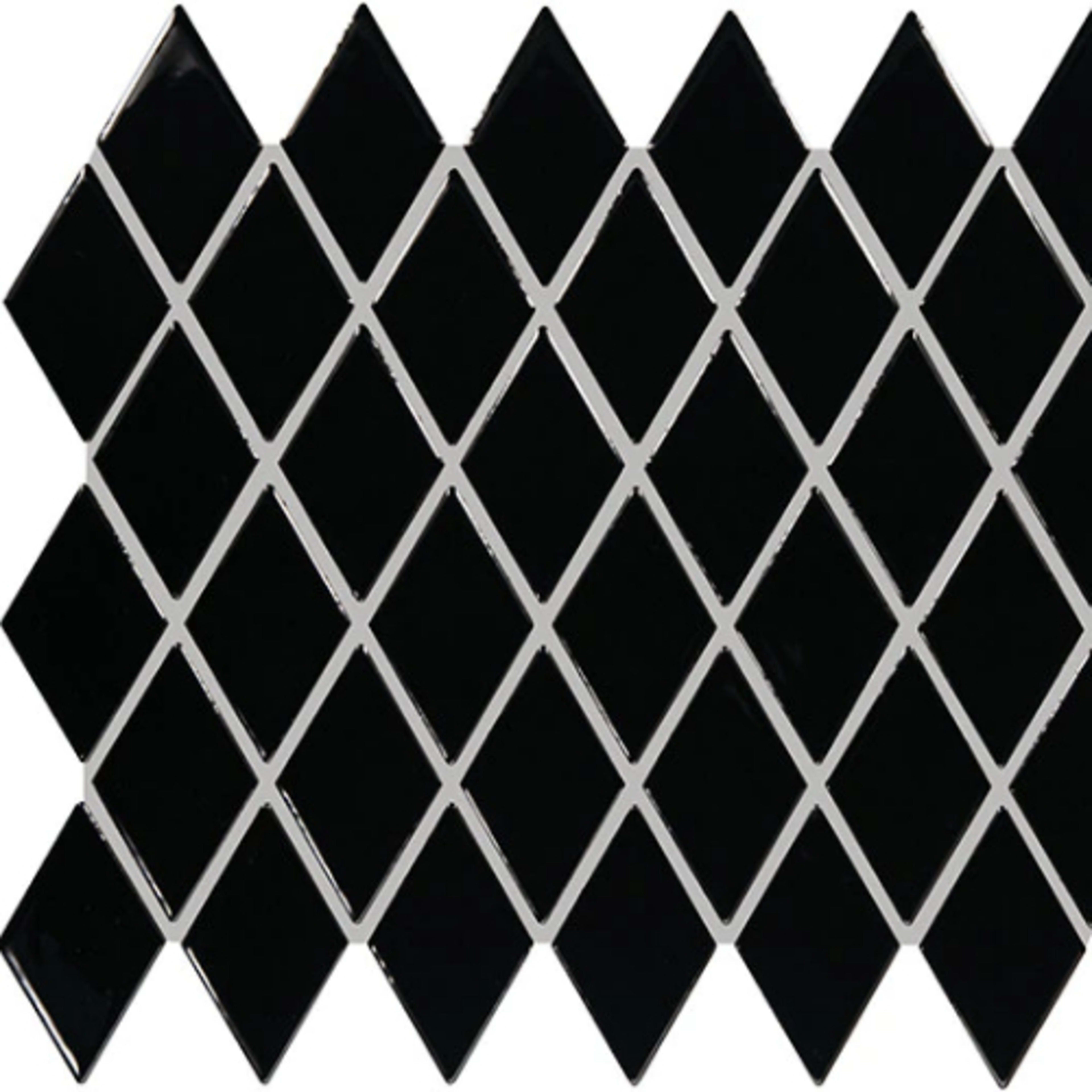 Color Wheel Retro in Black Harlequin Tile – DesignCo