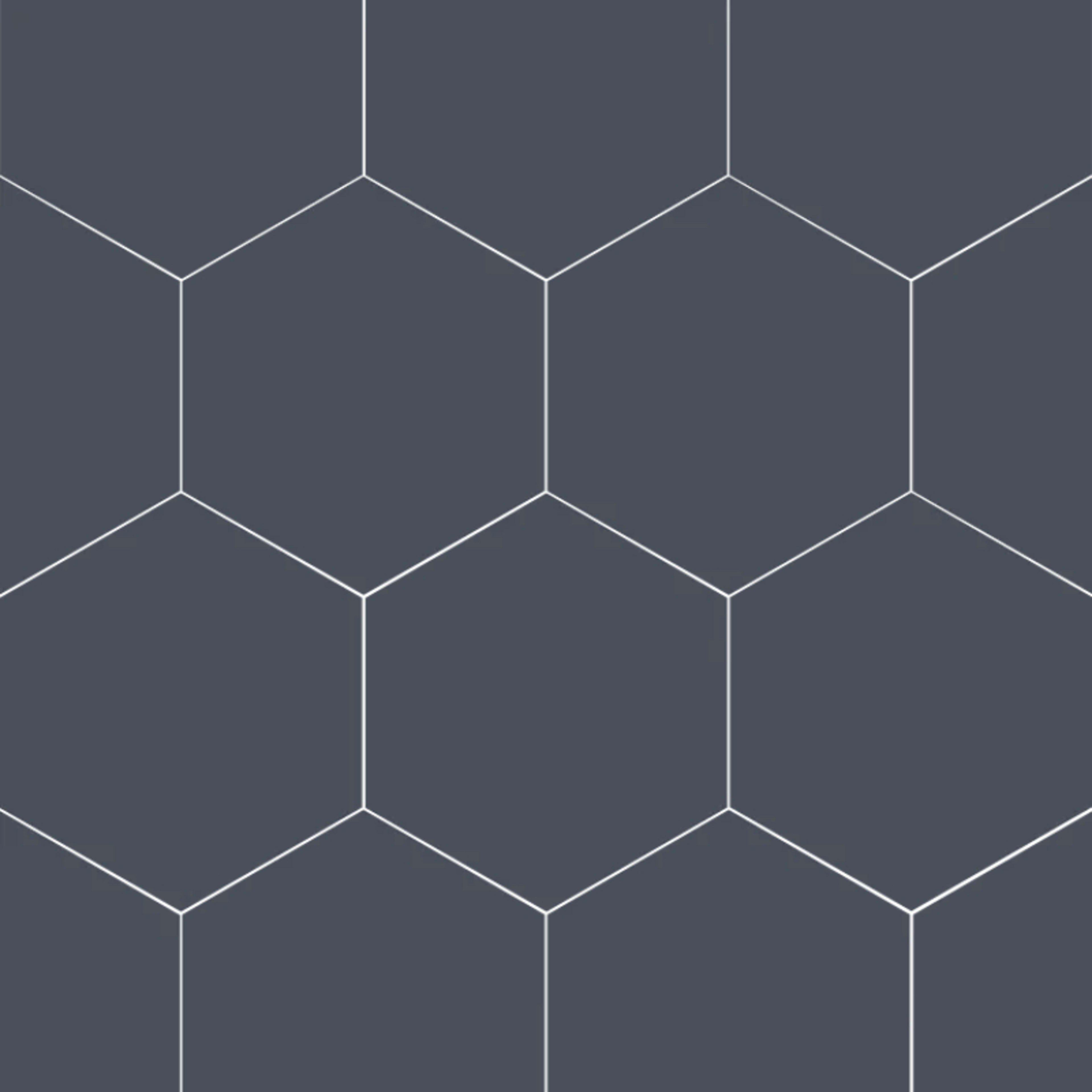 Paros in Navy Hex 14x16 Tile – DesignCo