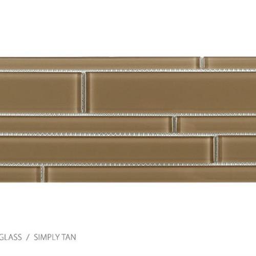 Translucent Clear Glass in Simply Tan Glass Tile – DesignCo