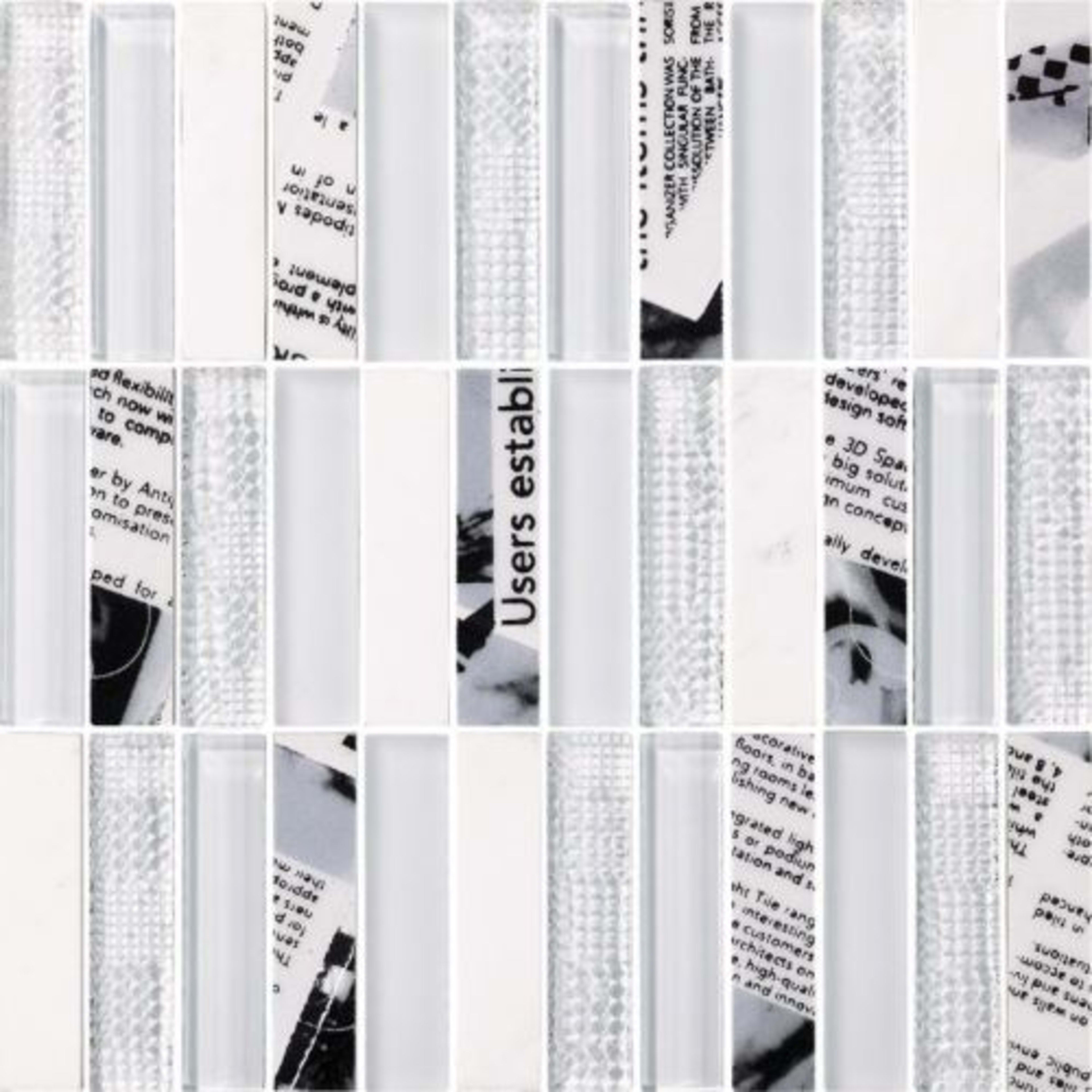 Finish Line in White 1x4 Pressblend Tile – DesignCo